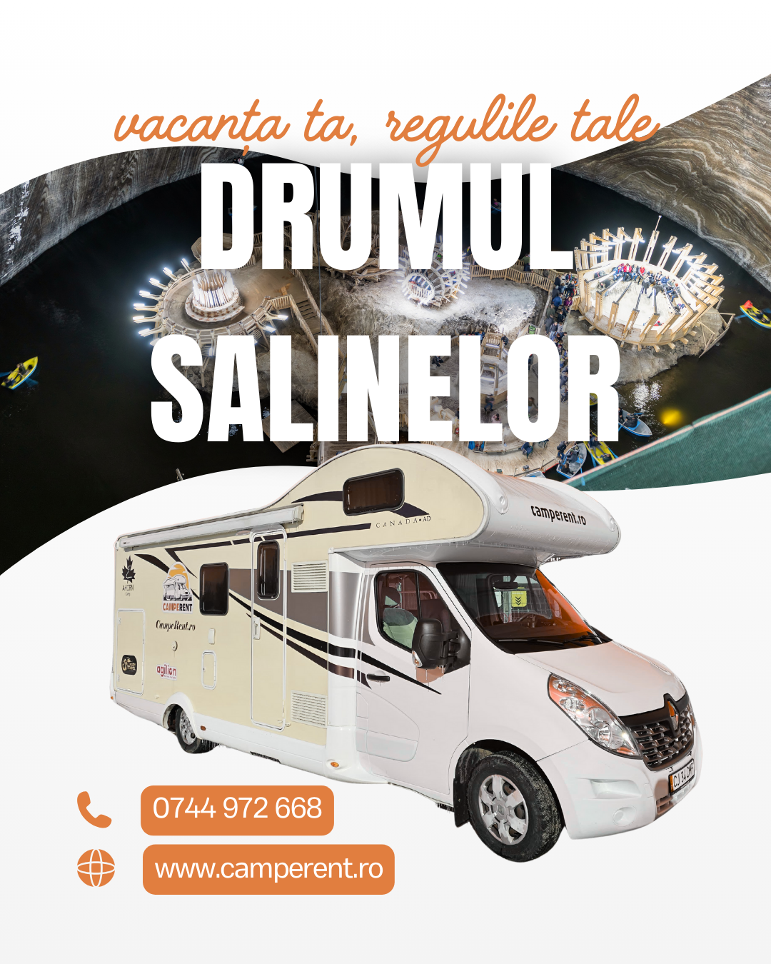 Saline din Transilvania – Turda, Praid, Ocna cu rulota - CampeRent