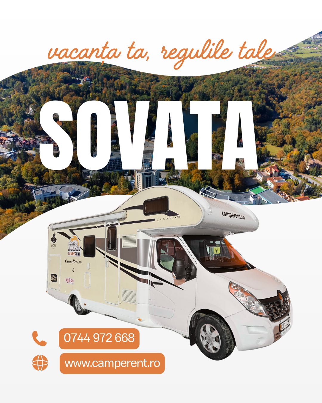 Cluj – Sovata – Praid – Lacul Ursu în autorulotă - CampeRent